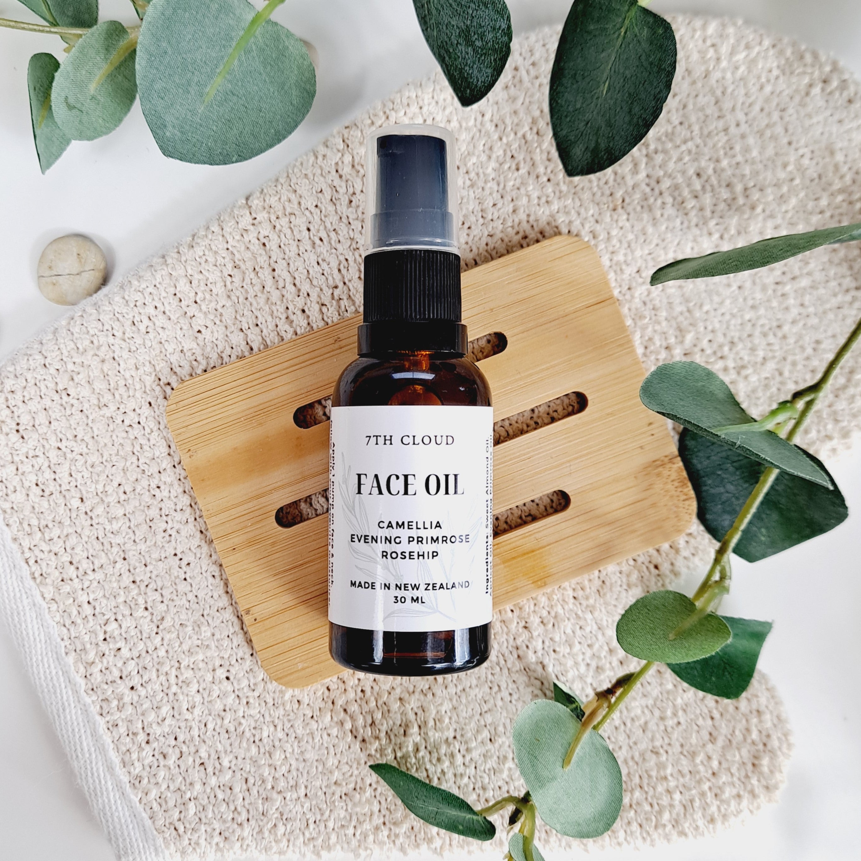 Face Oil | Camellia, Evening Primrose, Rosehip | Made in NZ – 7th Cloud ...